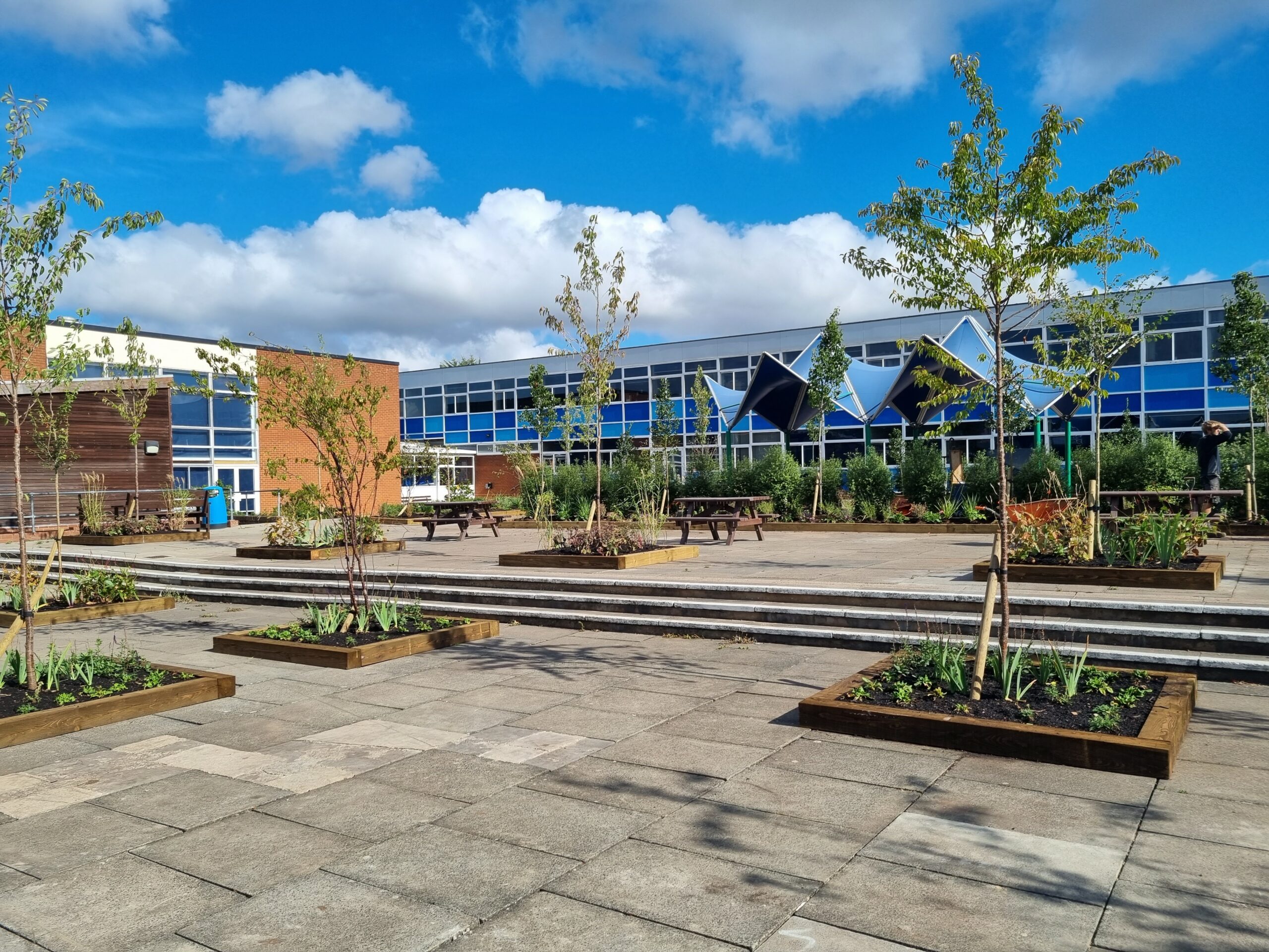 Courtyard Garden Design Celebrating Bournside School's Jubilee